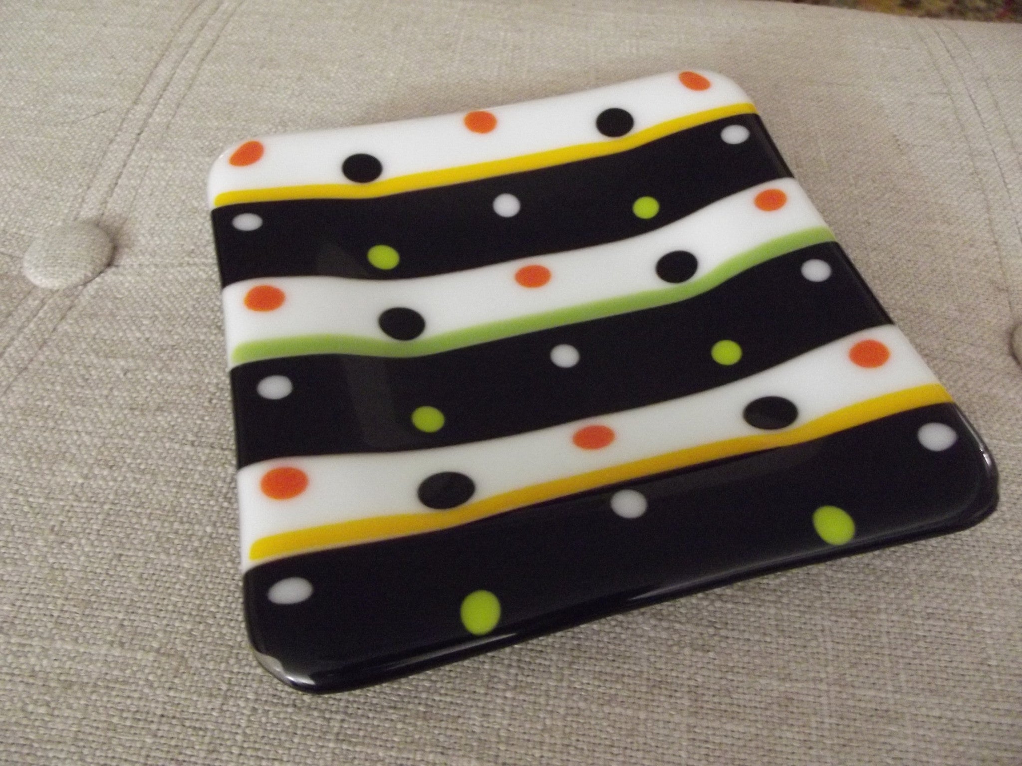 Beauty School Dropout Plate – Rocky Mountain Glass Crafts