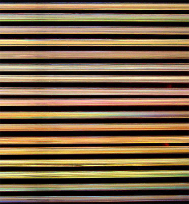 Black 90 COE 2mm DICHROIC COATED STRINGERS Pack of 7 18" Glass Rods Sa ...